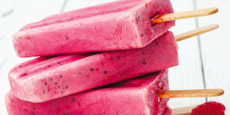 Hagamos helados de frutos rojos con los niños!