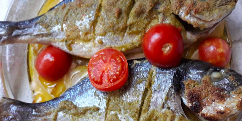 Recepta: Orada al forn amb verdures